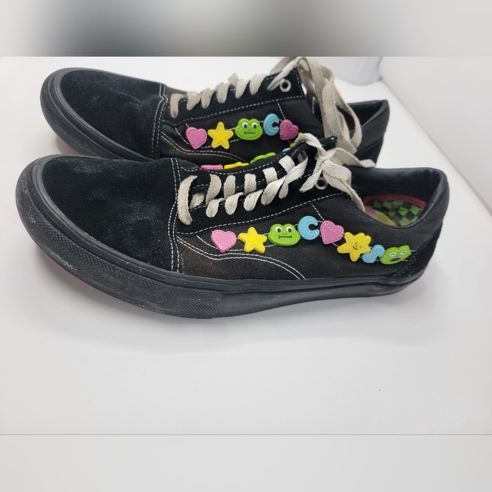 Rare Limited Edition Vans Frog Skateboard Black Skate… - Gem